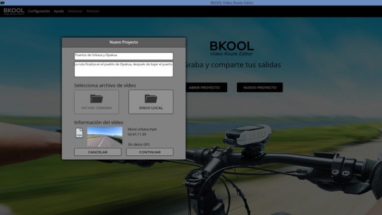 Cómo crear una Vídeo Ruta para Bkool - Pedales y Zapatillas