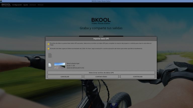 Cómo crear una Vídeo Ruta para Bkool - Pedales y Zapatillas