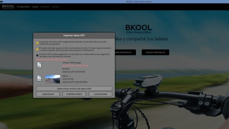 Cómo crear una Vídeo Ruta para Bkool - Pedales y Zapatillas
